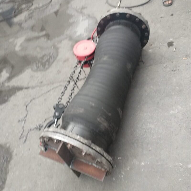 How to testing the flexibility of dredging rubber hose - Dongying ...